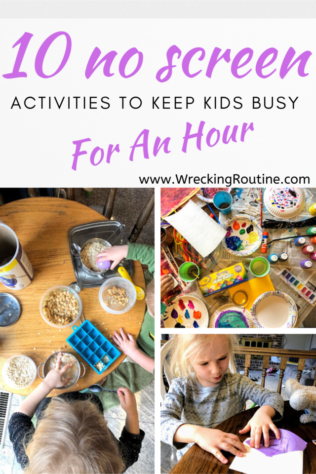 10 Easy No Screen Activities To Keep Kids Busy For An Hour - Brooke Selb
